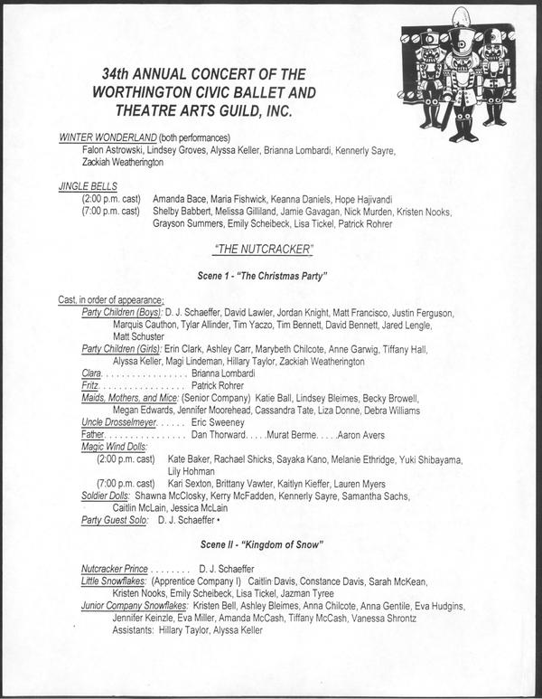 Nutcracker program store